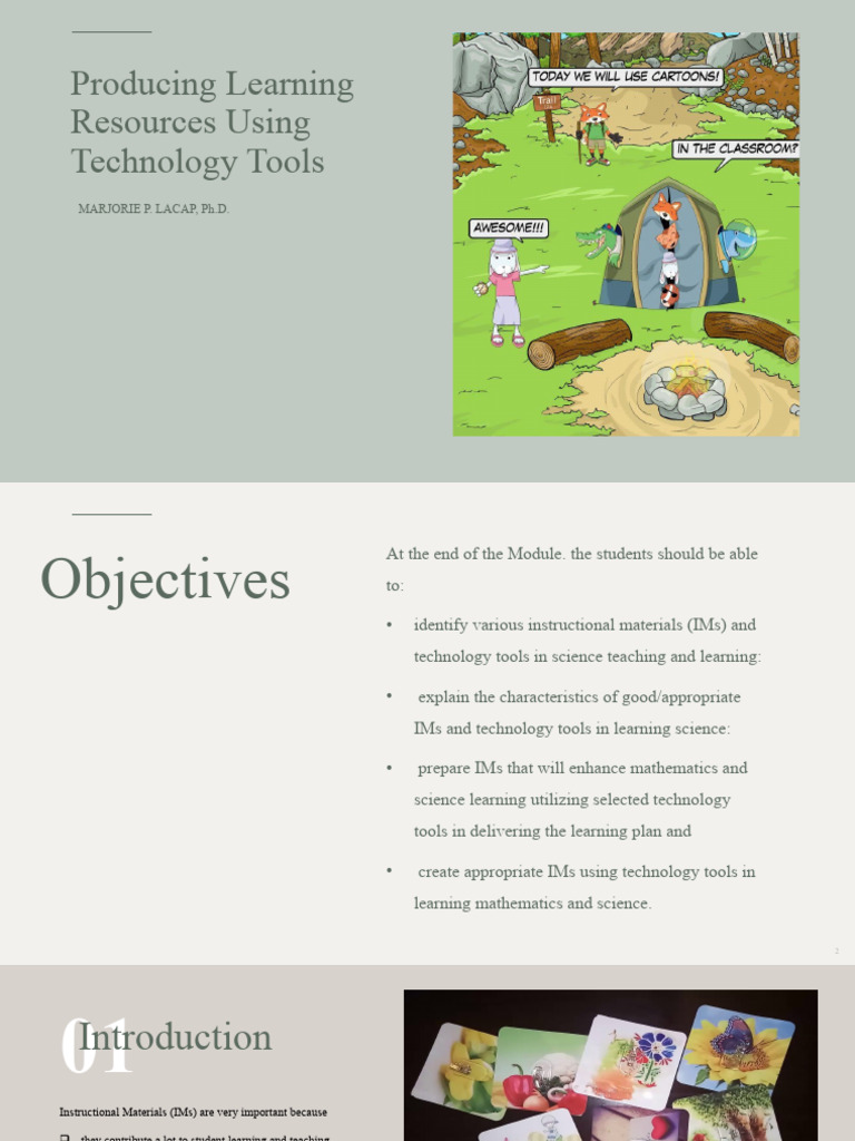 TTL2 - Produing Learning Resources Using Technology Tools | PDF | Learning | Cognitive Science