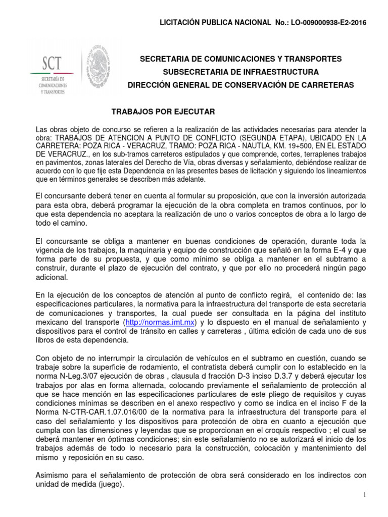 TRABAJOS POR EJECUTAR E2 | PDF | Hormigón | Calidad (comercial)