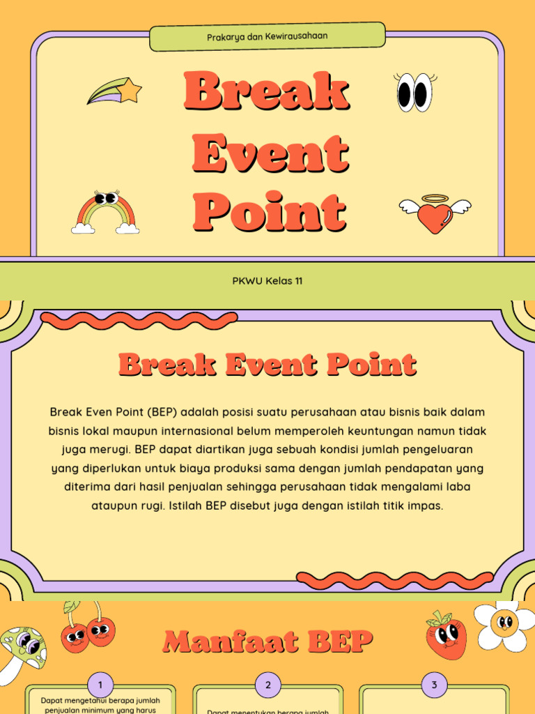 Break Event Point (PKWU) | PDF