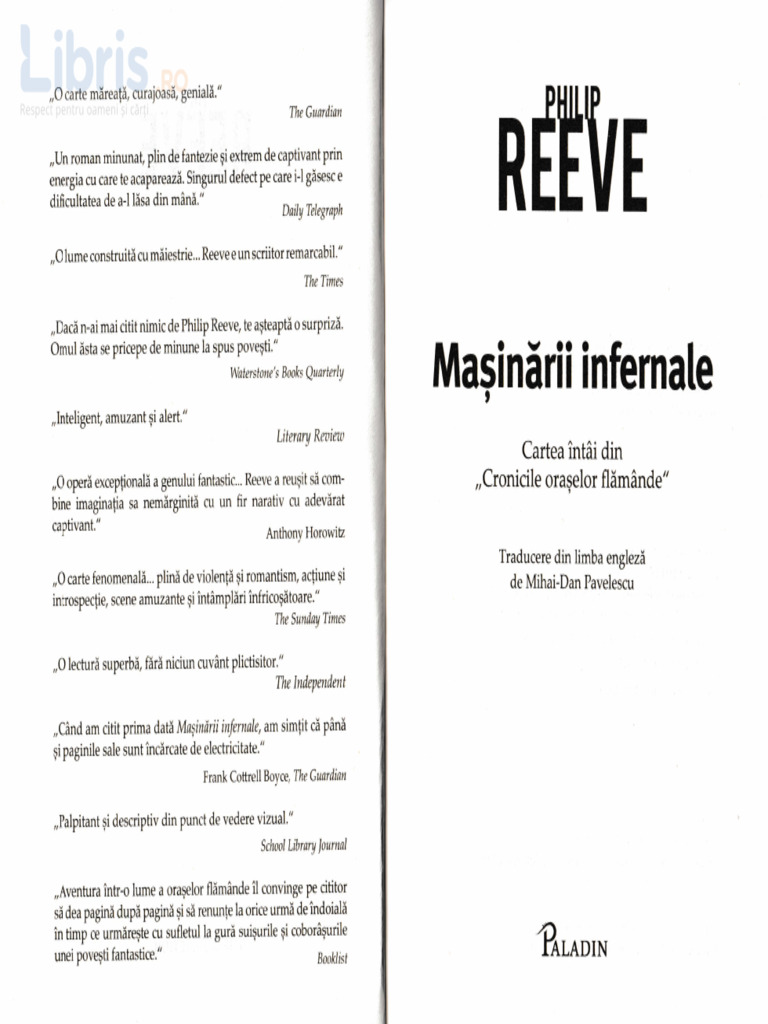 Masinarii Infernale - Philip Reeve | PDF
