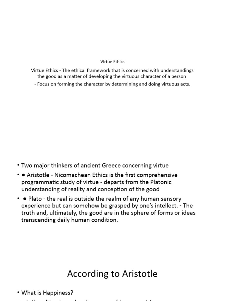 Understanding Aristotle's Virtue Ethics | PDF | Virtue | Reason
