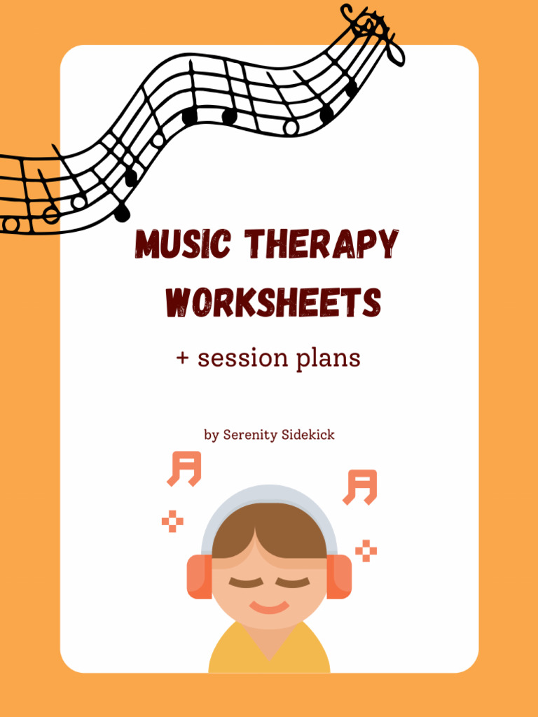 MusicTherapyWorksheetBook Etsy | PDF