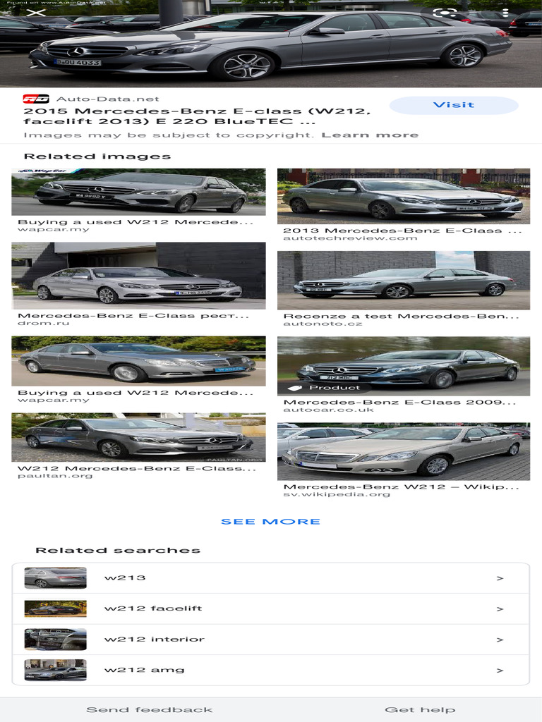 Mercedes-Benz W212 E-Class Guide | PDF