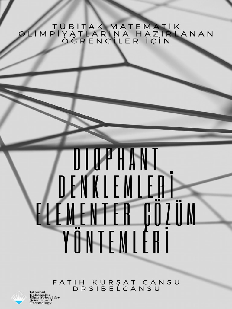 Diophant - Denklemleri - Elementer Çözüm Yöntemleri | PDF