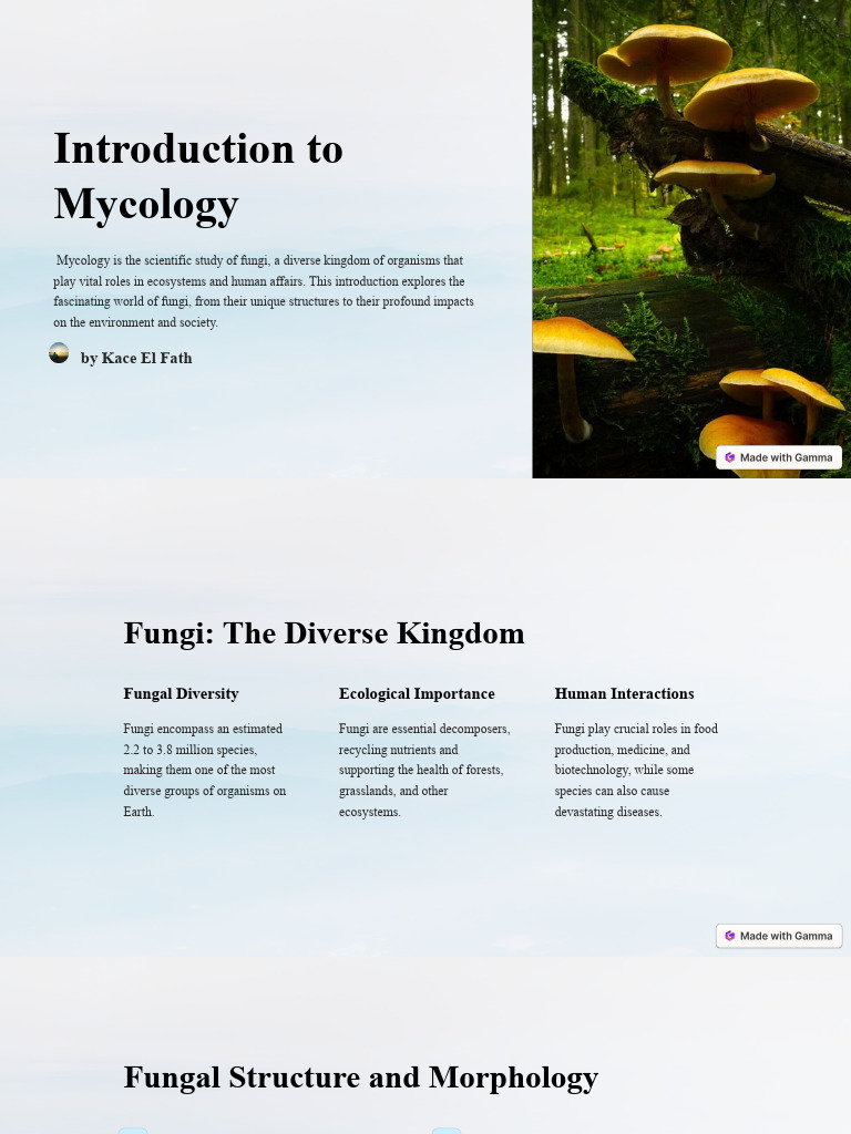 Introduction-to-Mycology | PDF | Fungus | Infection