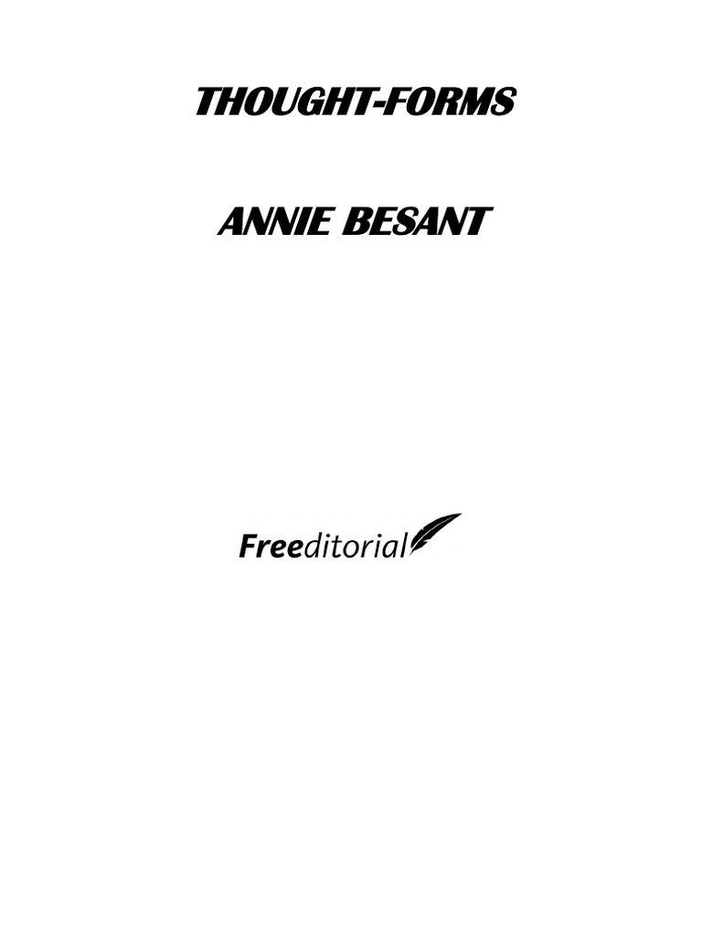 Thought Forms | PDF | Thought | Mind