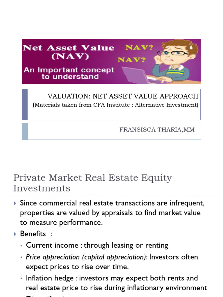 Valuation - Nav Approach - Updated 2021 | PDF | Discounted Cash Flow ...
