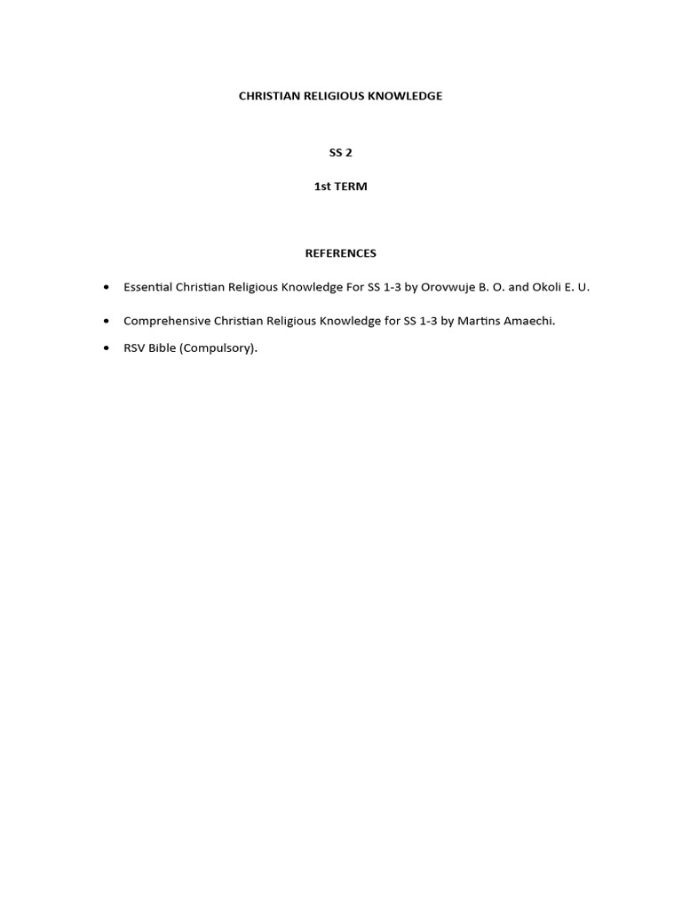 Learners Note Crs Ss 2 | PDF | Elijah | Saul