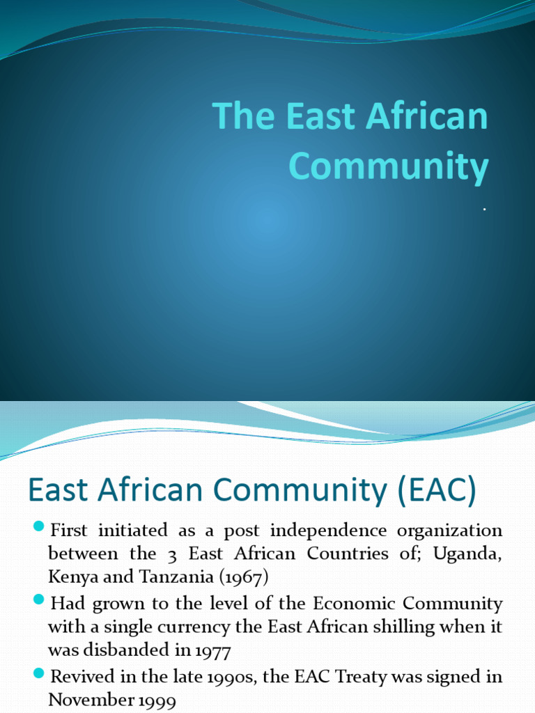The East African Community - 2024 | PDF | Economies | International Trade
