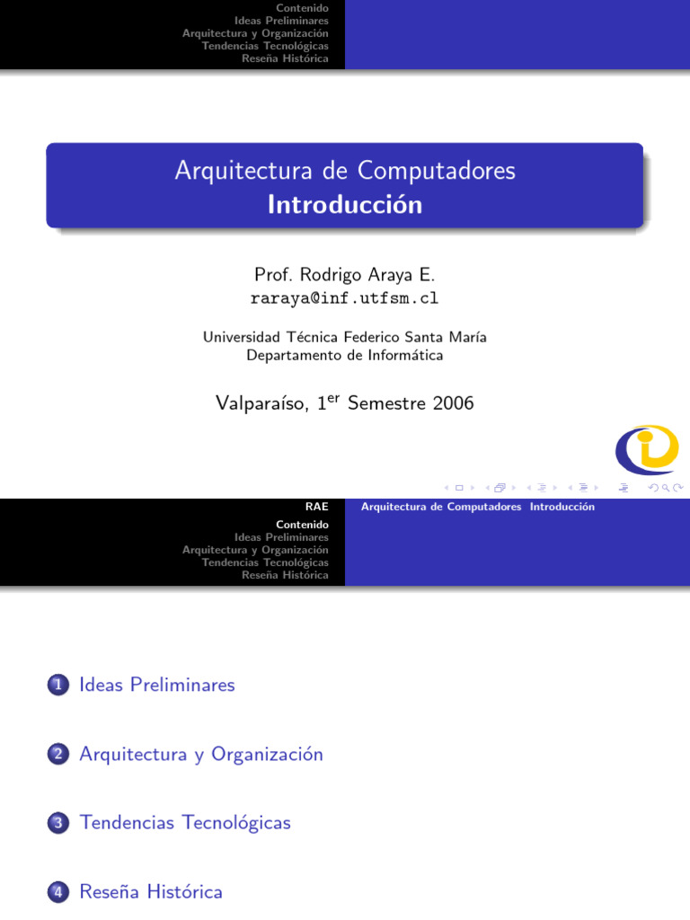 Arquitectura de Computadores Introducción | PDF | Microprocesador | Hardware de la computadora