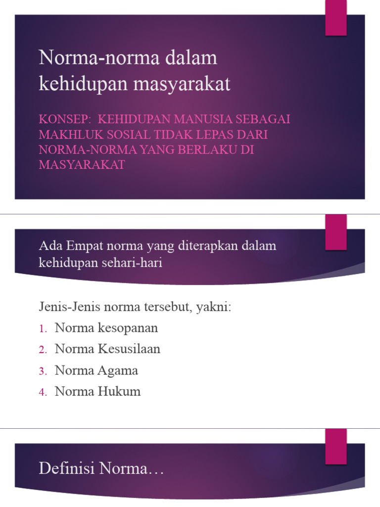Norma - Norma Dalam Kehidupan | PDF | Gaya Hidup