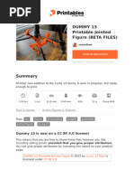 Dummy 13 Instructions A4 | PDF | Musculoskeletal System