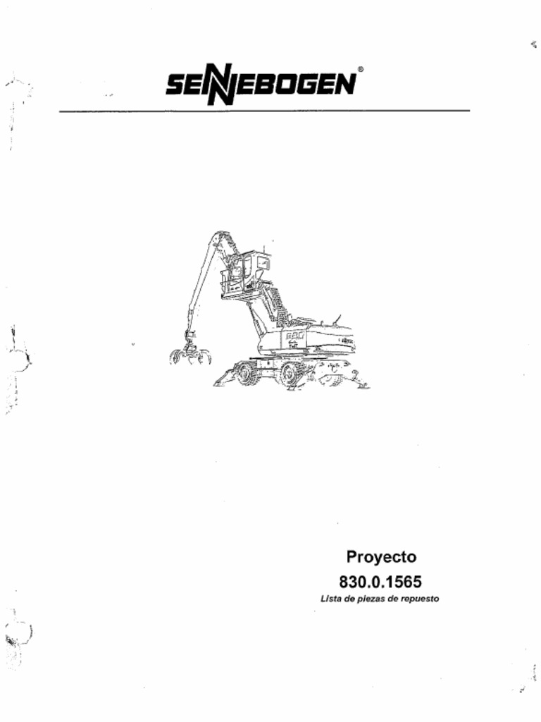 M22A-EQP-MAN-MC2 Manual SENNEBOGEN PARTE 1 | PDF