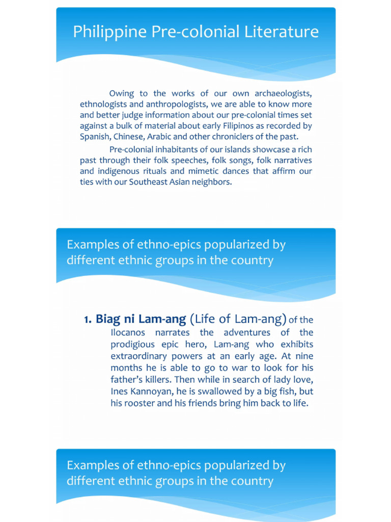 Pre-Hispanic Literature | PDF