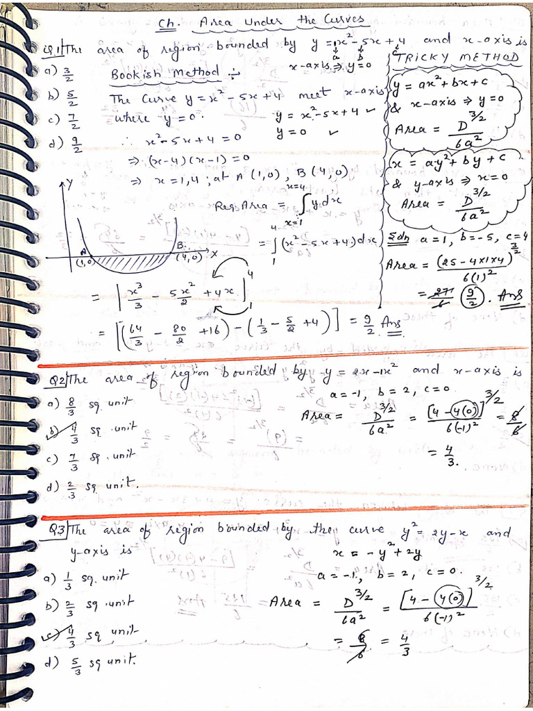 Area Under The Curve | PDF