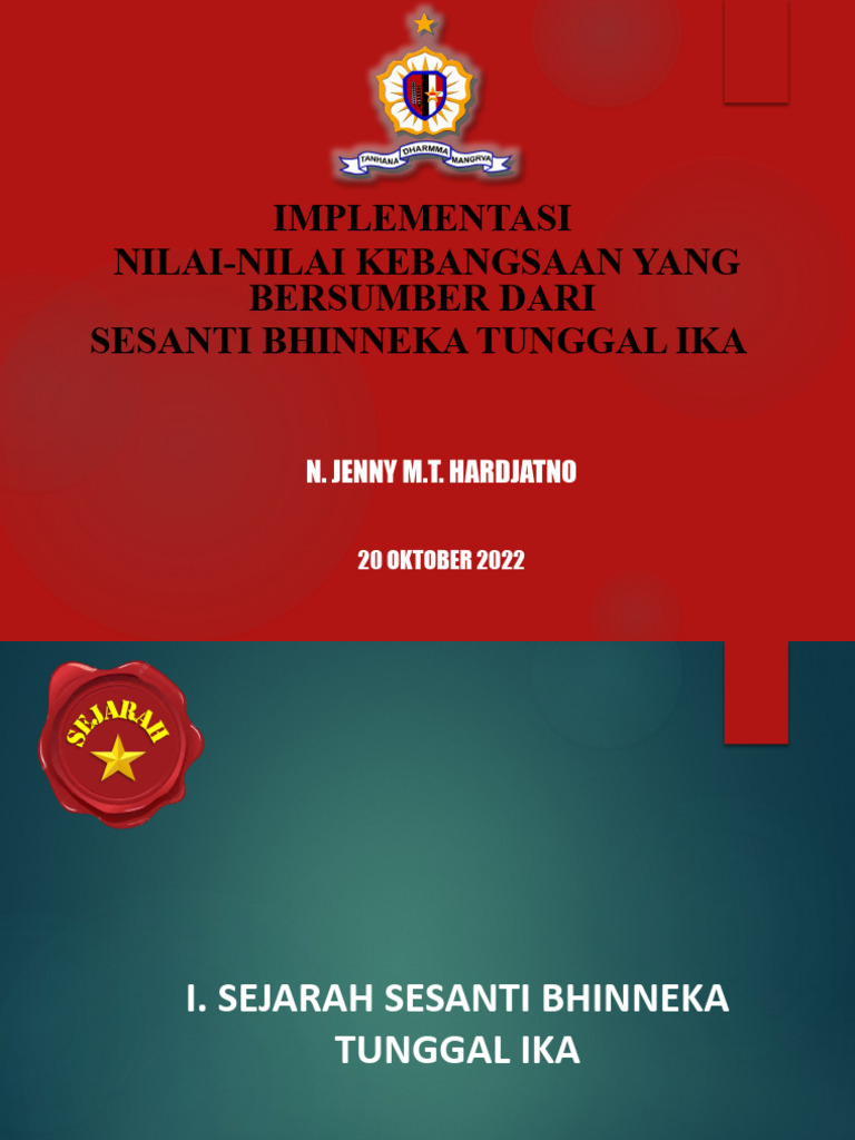 Bti (Bhinneka Tunggal Ika) | PDF