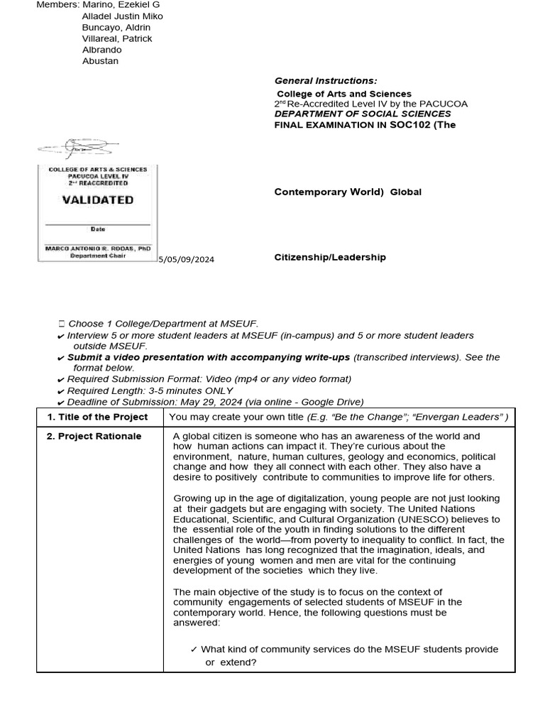 Group 5 B325 | PDF | Liberal Arts Education | Social Psychology