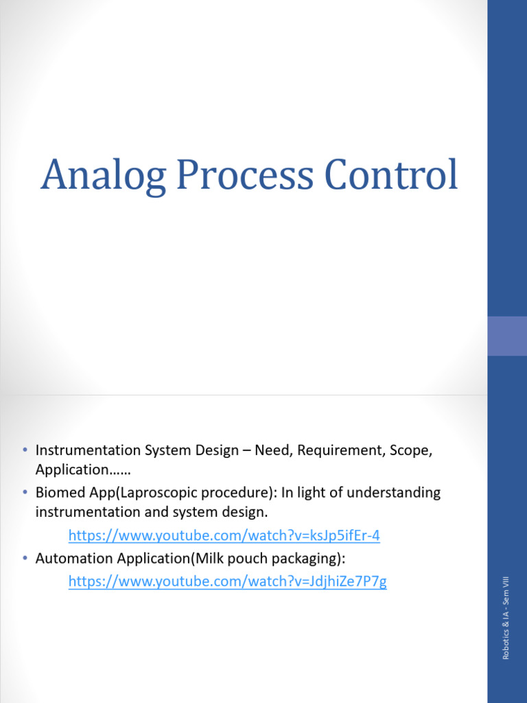 Analog Process Control | Download Free PDF | Electricity | Electrical ...
