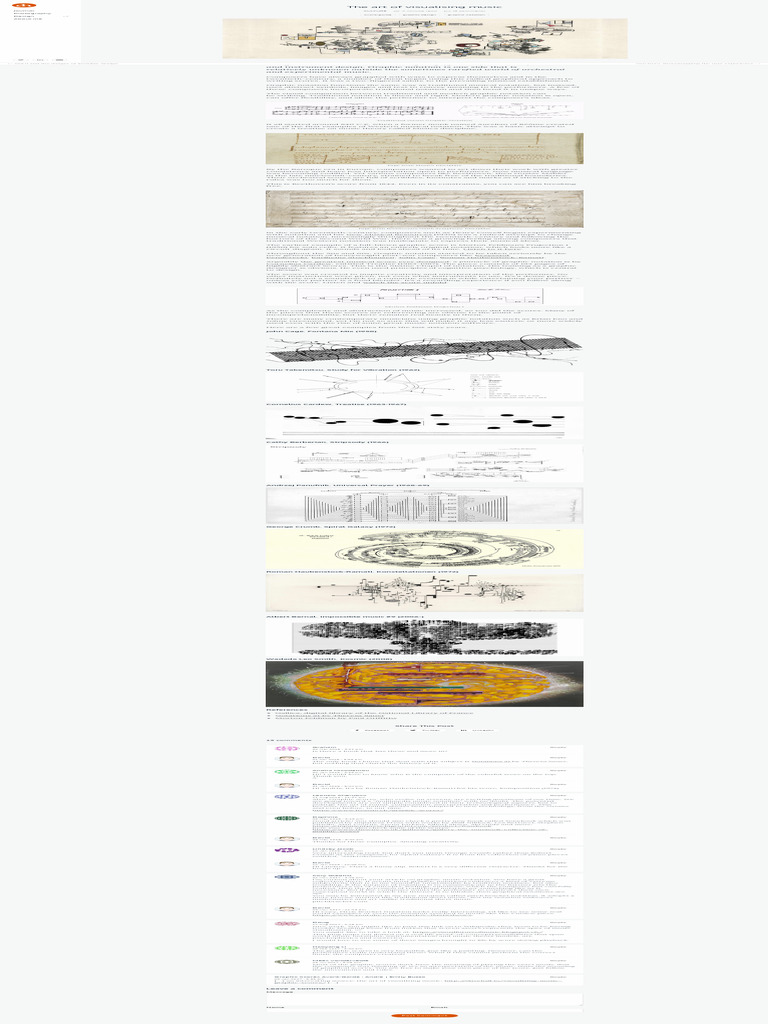 The Art of Visualising Music - Graphic Scores | PDF | Performing Arts | Musical Compositions