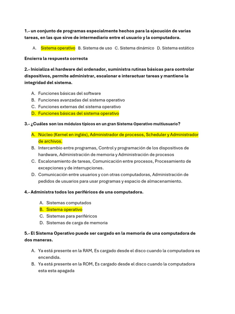 Repaso Gestion b1 | PDF | Microsoft Windows | Sistema operativo