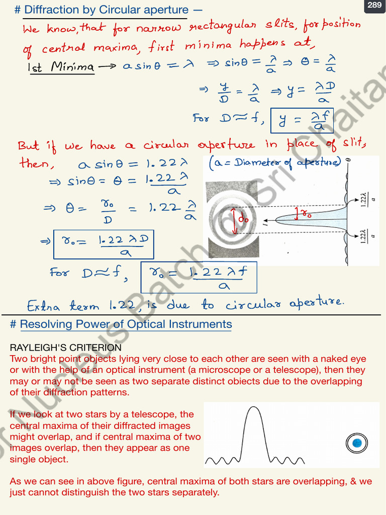Short Notes | Download Free PDF | Angular Resolution | Polarization (Waves) Short Notes | Download Free PDF | Angular Resolution | Polarization (Waves)