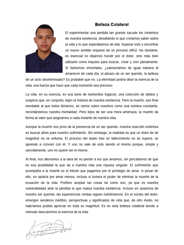 Columna de Opinion | PDF | Amor | Belleza