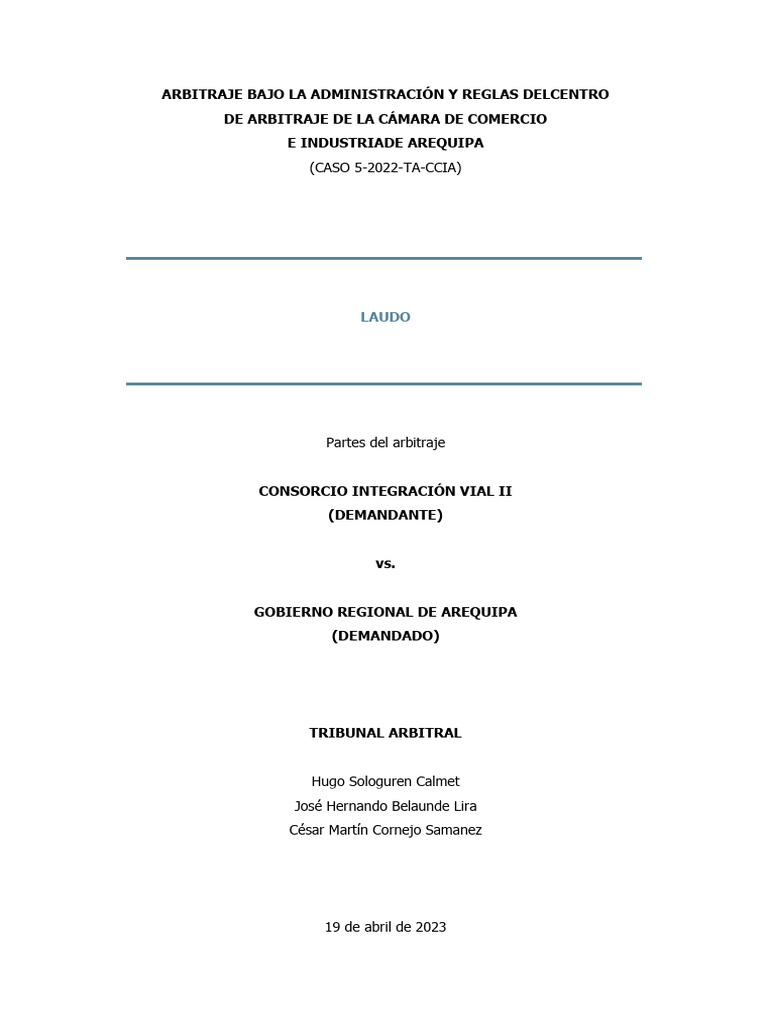 Documento Adjunto | PDF | Arbitraje | Judicaturas