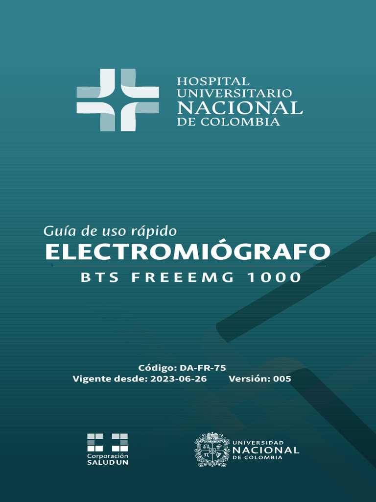 Guia Rapida Electromiografo Dinamico de Superficie Biofeedbag Freeemg 1000 | Descargar gratis ...