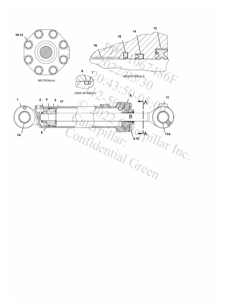 112-5004 Cylinder Gp-Tilt - LH | PDF