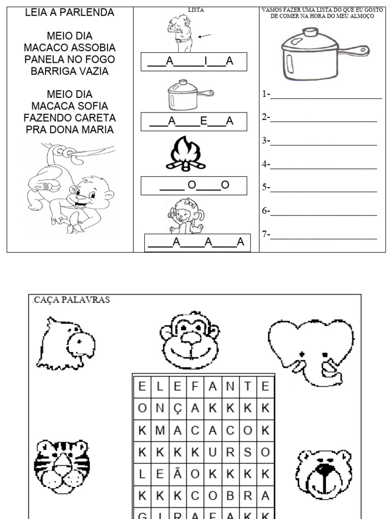 Sequência Meio Dia Macaco... | PDF