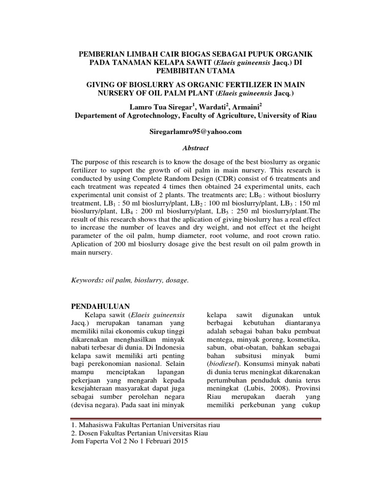 Siregar Et Al 2015 | PDF | Teknologi & Rekayasa