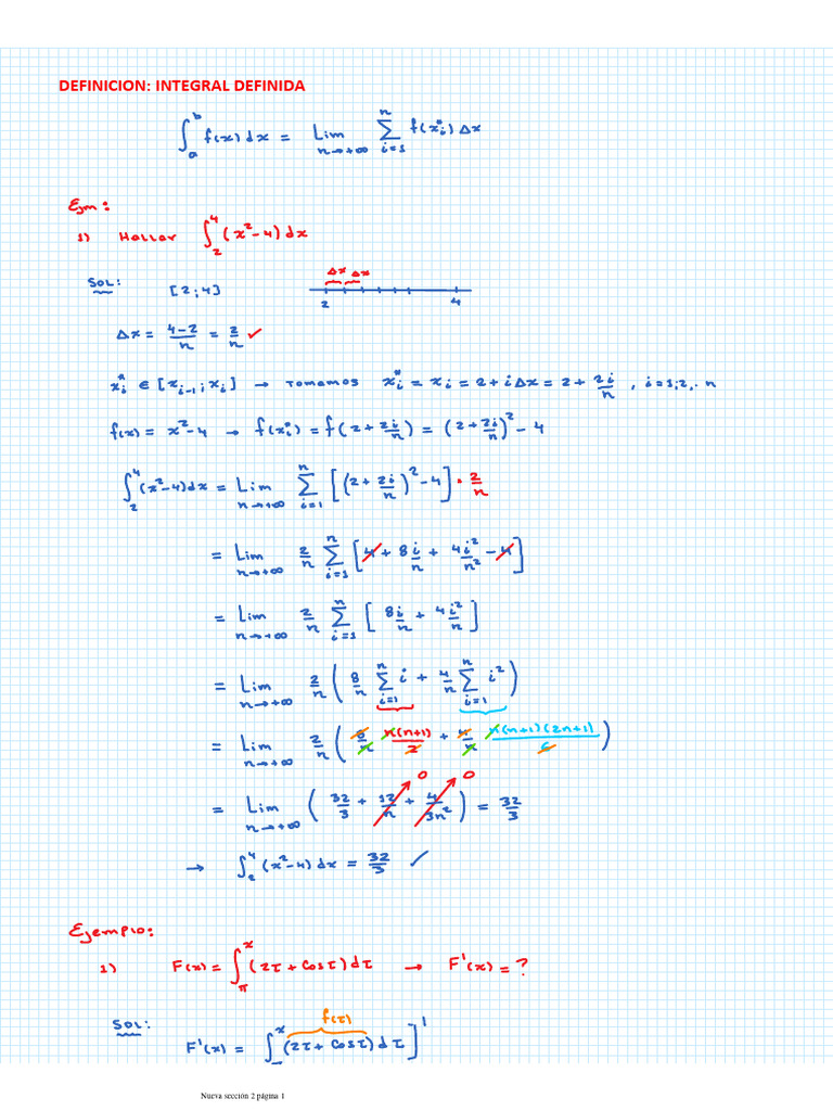 Definicion Integral Definida | PDF