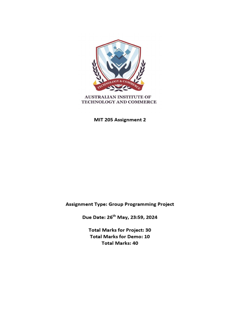 MIT 205 Assignment 2 | PDF | Usability | User Interface