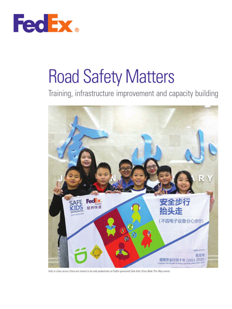 2019 Fedex Safety Report_online | PDF | Road Traffic Safety | Traffic ...