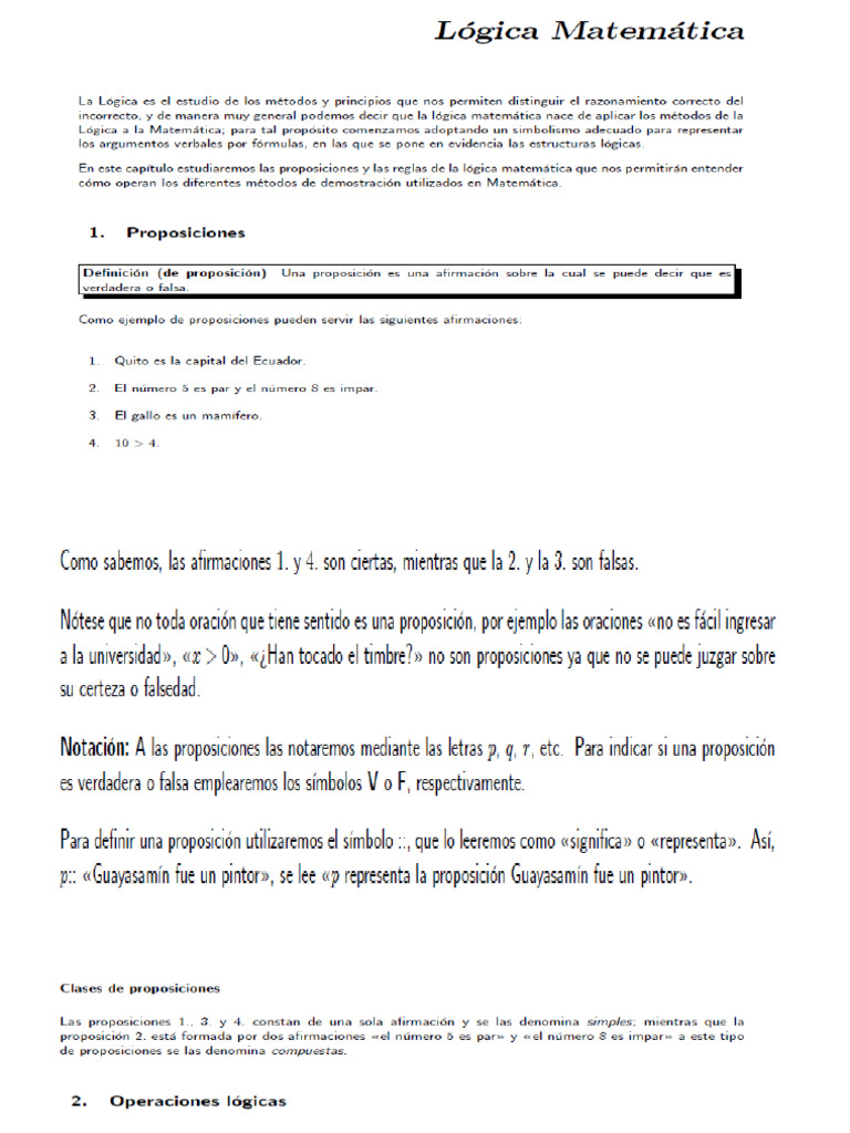 Logica Matematica | PDF