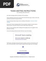 How To Accept and Join A Microsoft Teams Meeting | PDF