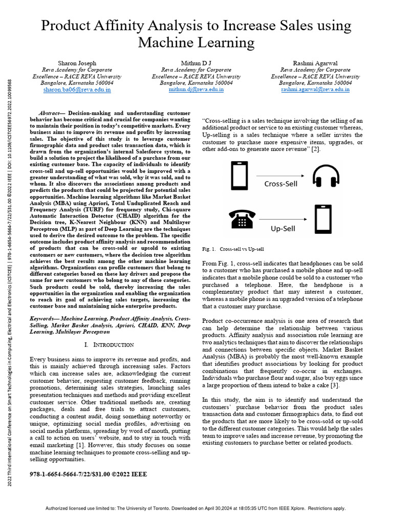 Sales Boost with ML Insights | PDF | Machine Learning | Statistical Classification