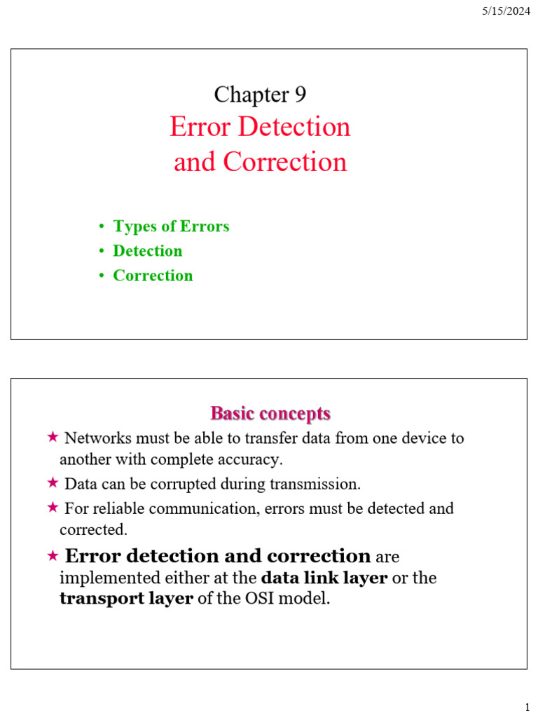 Chapter 9 232 | PDF | Error Detection And Correction | Computer Architecture