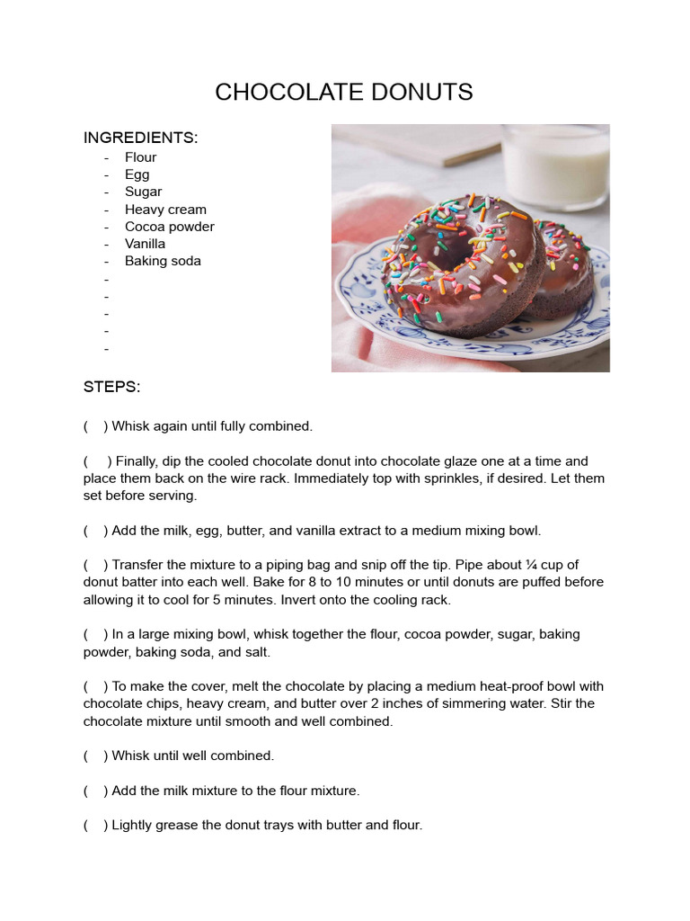 Recipe | PDF