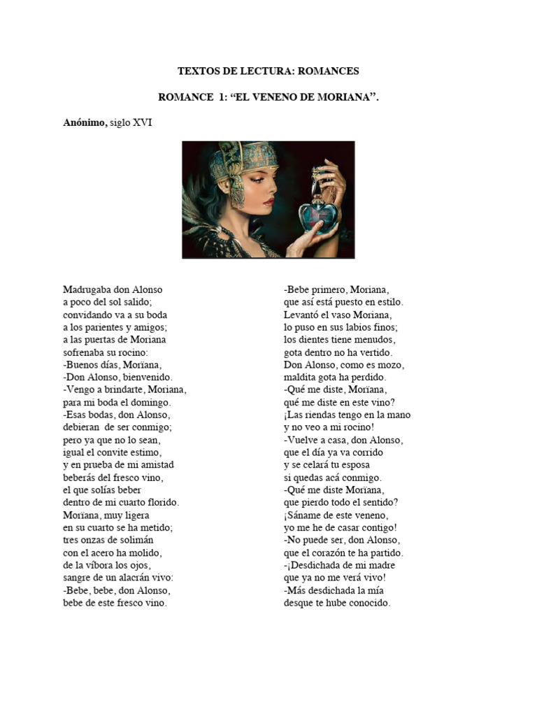 Textos de Lectura Romances Medievales | PDF | María, madre de Jesús