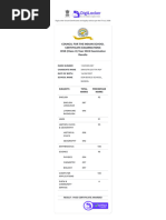 ICSE Class 10 Marksheet Details 2021 | PDF | Educational Stages ...