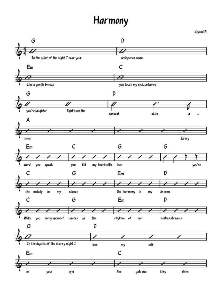 Kiyomi - Harmony | PDF