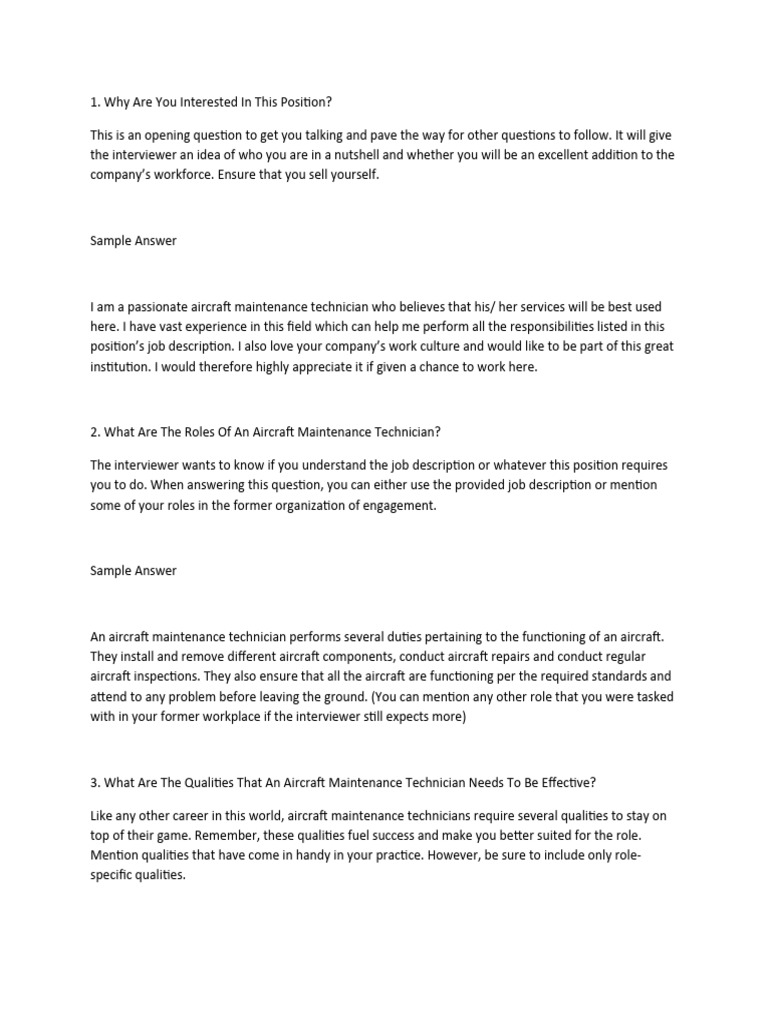 Interviews PDF | PDF | Aviation