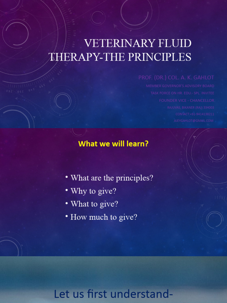 7.vet Fluid Therapy | PDF | Physiology | Clinical Medicine