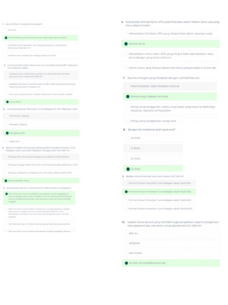 Transaksi Cashless | PDF