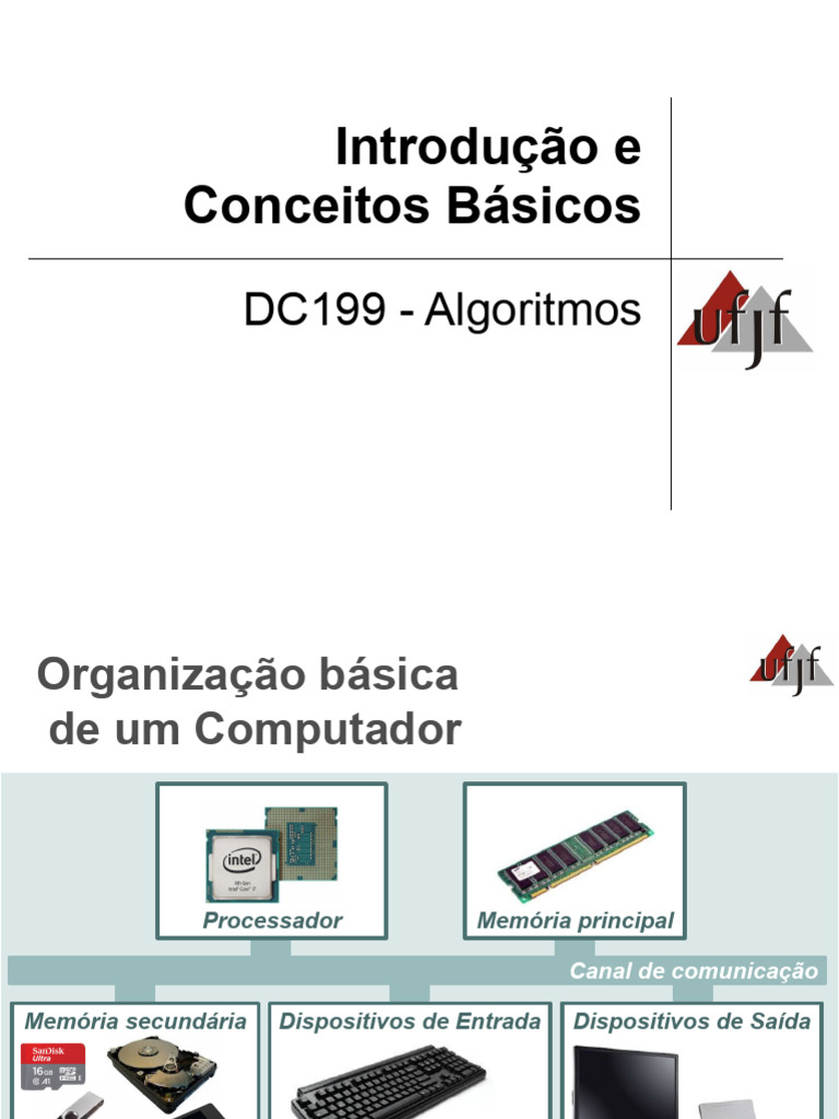 01 Introducao e Conceitos Basicos | Download grátis PDF | Byte | Algoritmos