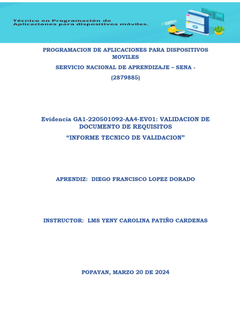 Actividad AA3 - Evo1 CONSTRUCCION DE DOCUMENTO DE REQUISITOS | PDF | Software de la aplicacion ...