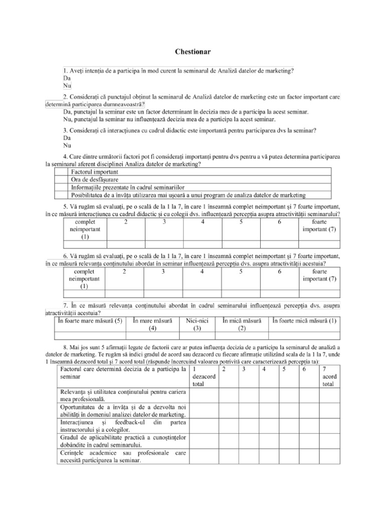 Chestionar PT Laborator 2 - Final | PDF
