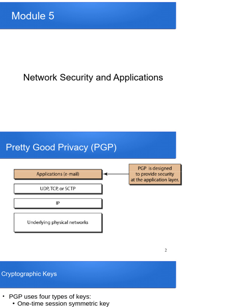 CSS Unit 5 PGP | PDF | Public Key Cryptography | Key (Cryptography)