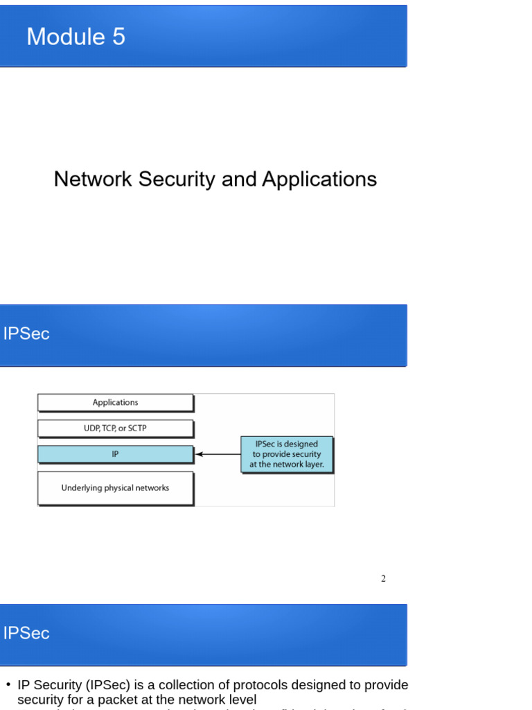 CSS Unit 5 PPTs IPSec | Download Free PDF | Internet Protocols ... CSS Unit 5 PPTs IPSec | Download Free PDF | Internet Protocols ...